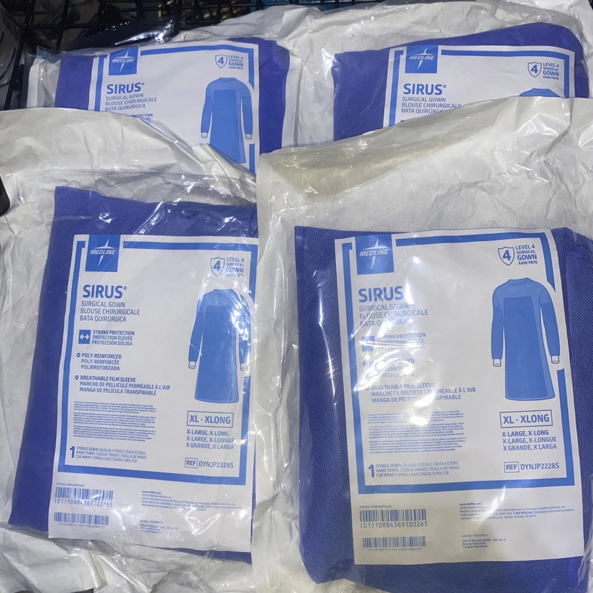 Medline Surgical Gowns Level 4