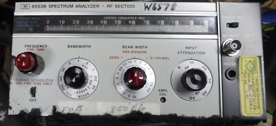 HP 8553B FOR PARTS AND REPAIR FREE SHIPPING | eBay