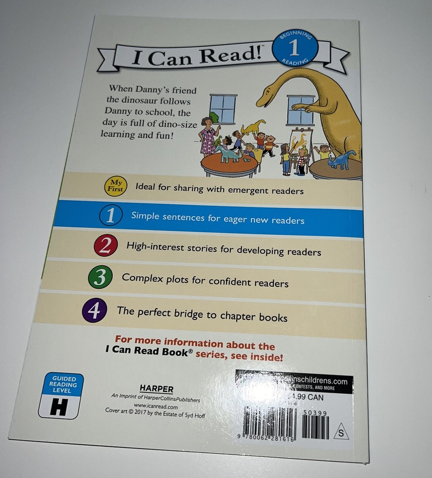 Danny and The Dinosaur School days I Can Read Level 1 Syd Hoff | eBay