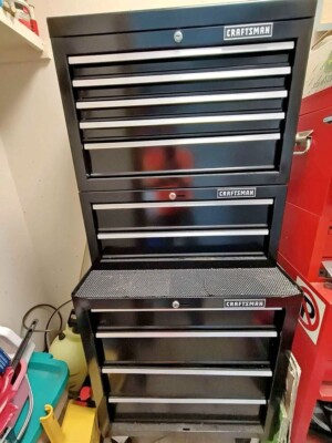 CRAFTSMAN 3-Section Toolbox | eBay