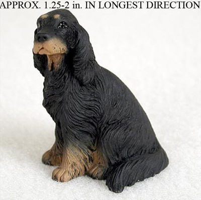 Gordon Setter Mini Hand Painted Figurine | eBay