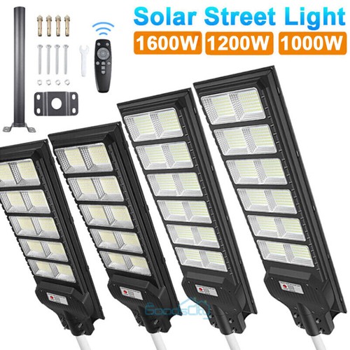 990000000LM 1600W Watts Solar Street Light Commercial IP67 Road Lamp ...