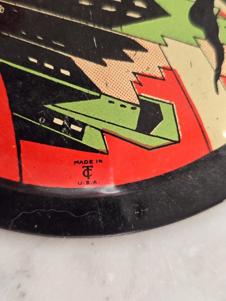 VTG T. COHN HALLOWEEN NOISEMAKER LITHO SEXY WITCH & BROOM CITY SCENE $0 SHIP | eBay