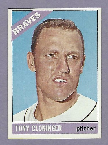 1966 Topps - #10 Tony Cloninger - Atlanta Braves - ExMt+ | eBay