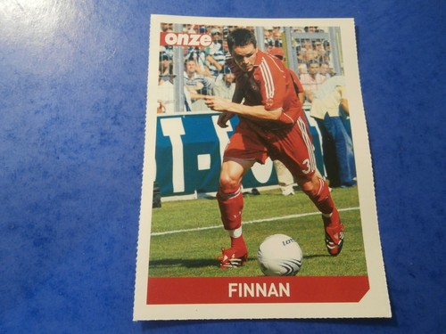 STEVE FINNAN, LIVERPOOL FC, RARE 2008 FOOTBALL ROOKIE CARD ONZE MONDIAL ...
