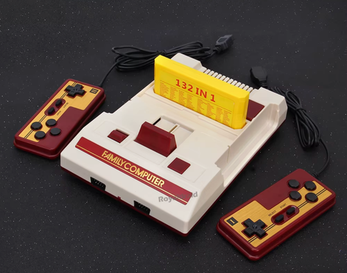 8 Bit Video Game Console 500 Games + Game Card - Classic Family Fun ...