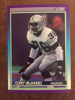 Terry McDaniel 521 Score 1990 NFL Football Trading Card | eBay