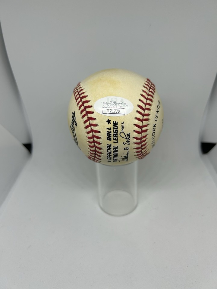 Dick Allen Signed Baseball ROY 64 Inscription JSA Certified Autograph ...