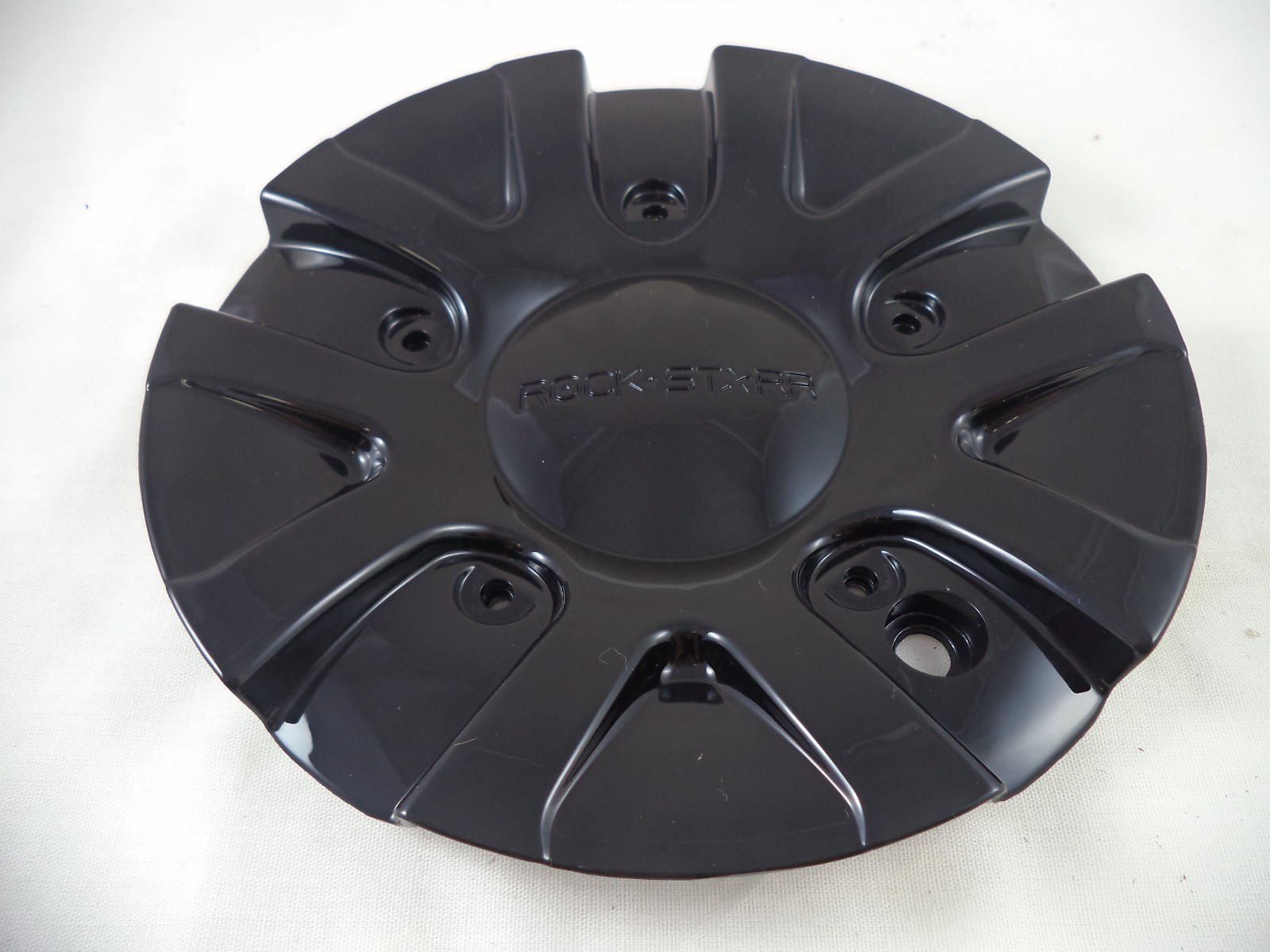 ROCKSTARR Alloy Wheels Gloss Black Custom Wheel Center Caps # C-139 (1 ...