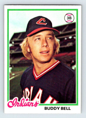 BUDDY BELL Cleveland Indians 1978 Topps Baseball Card B208 | eBay