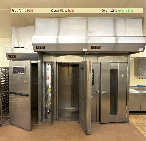 LBC Roll-In Rotating Single Rack Ovens - With (4) Carts, Freight $500 ...