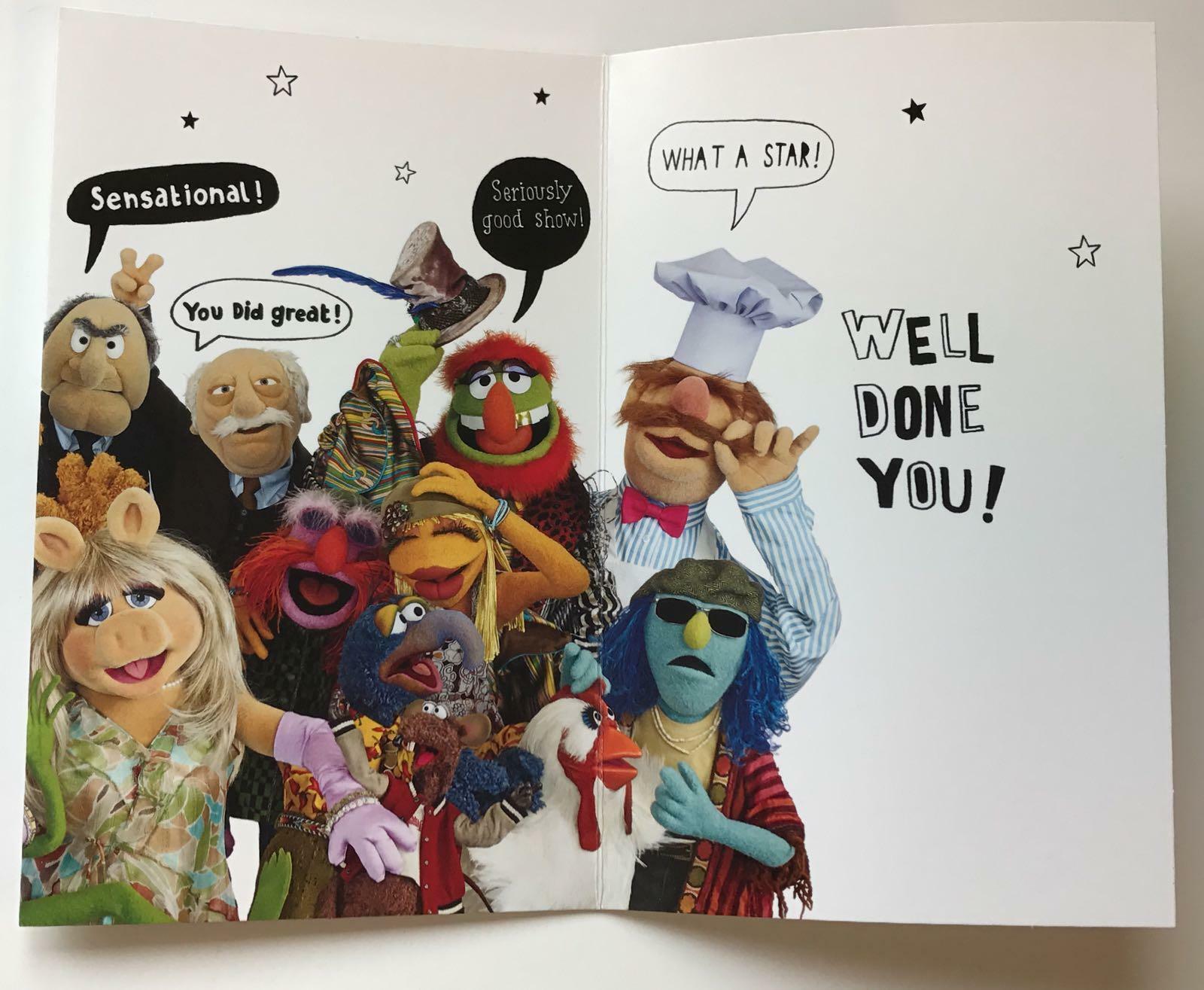 Disney The Muppets You've Passed Your Exams! Greeting Card ...