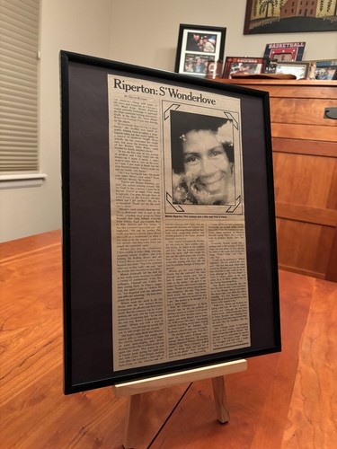 BIG 11x14 FRAMED ORIGINAL MINNIE RIPERTON "PERFECT ANGEL" 1974 LP ALBUM ...
