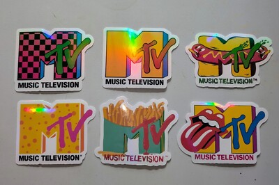MTV Inspired Vinyl Holo Stickers / Pack Of 6 | eBay