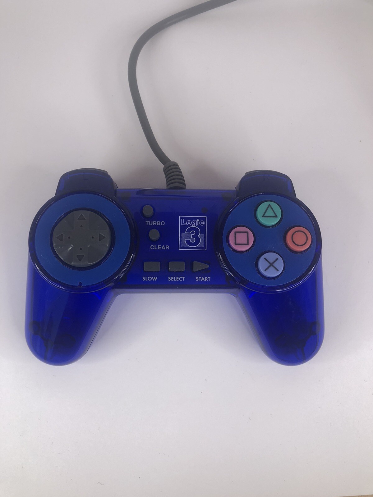 PS1 Controller Logic 3 Blue | eBay UK