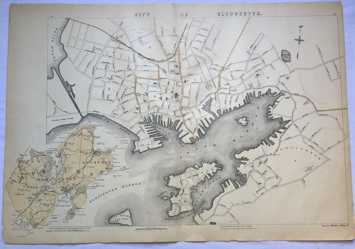 Map Of Gloucester Ma Beaches