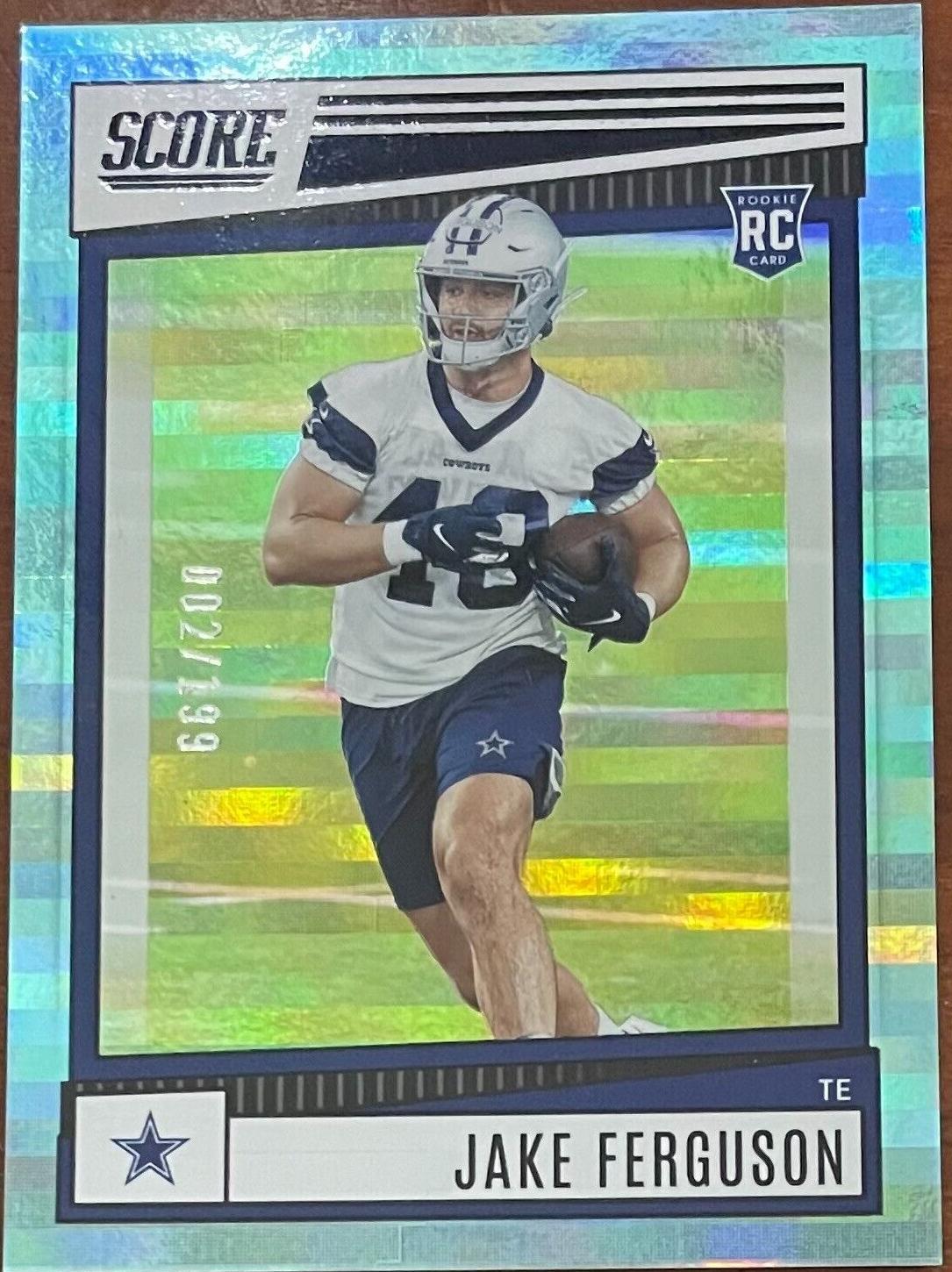 2022 Score - Rookies Jake Ferguson #375 Racer /199 (RC) for sale online ...