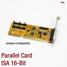 parallel LPT Karte Card ISA 16-bit Manual Jumper Config H9msun6311 ...