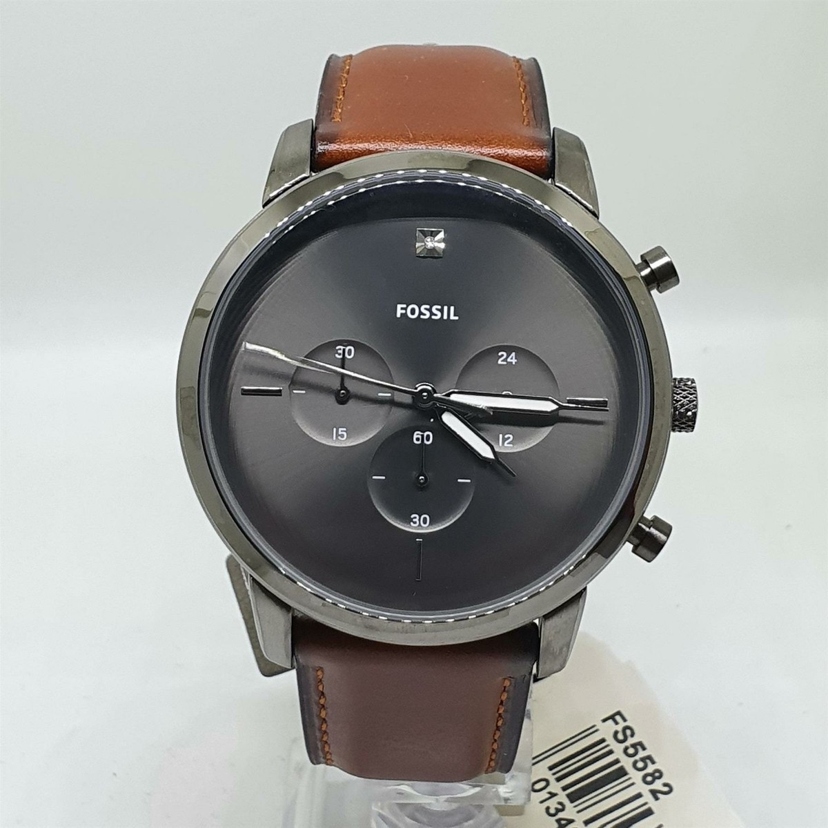Fossil FS5582 Neutra Chronograph Amber Leather Men's Watch Fossil FS5582 Neutra Chronograph Amber Leather Men's Watch