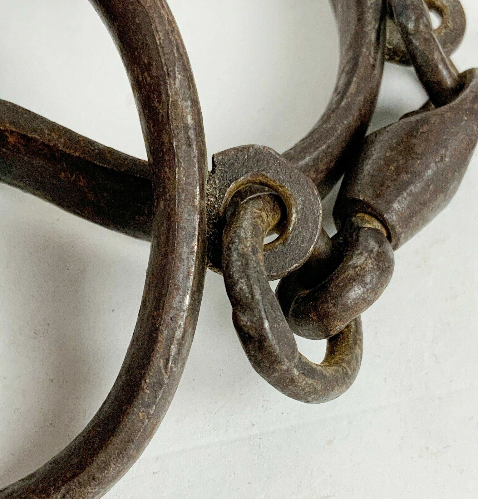 Antique Vintage iron handcuffs marked HARD | eBay
