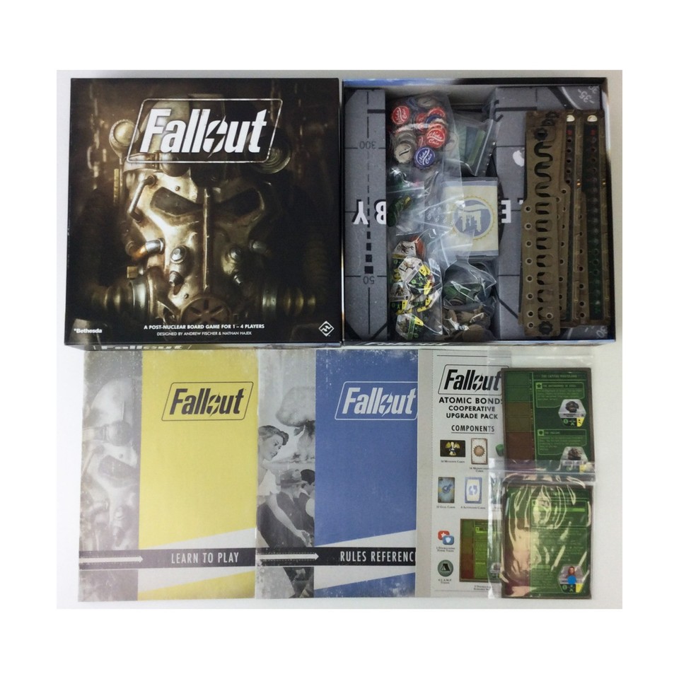 FFG Fallout - The Board Game w/Atomic Bonds Expansion VG+/NM | eBay