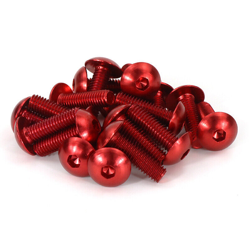 Motorcycle Fairing Bolt Kit Bodywork Screw Nuts Universal CNC Complete ...