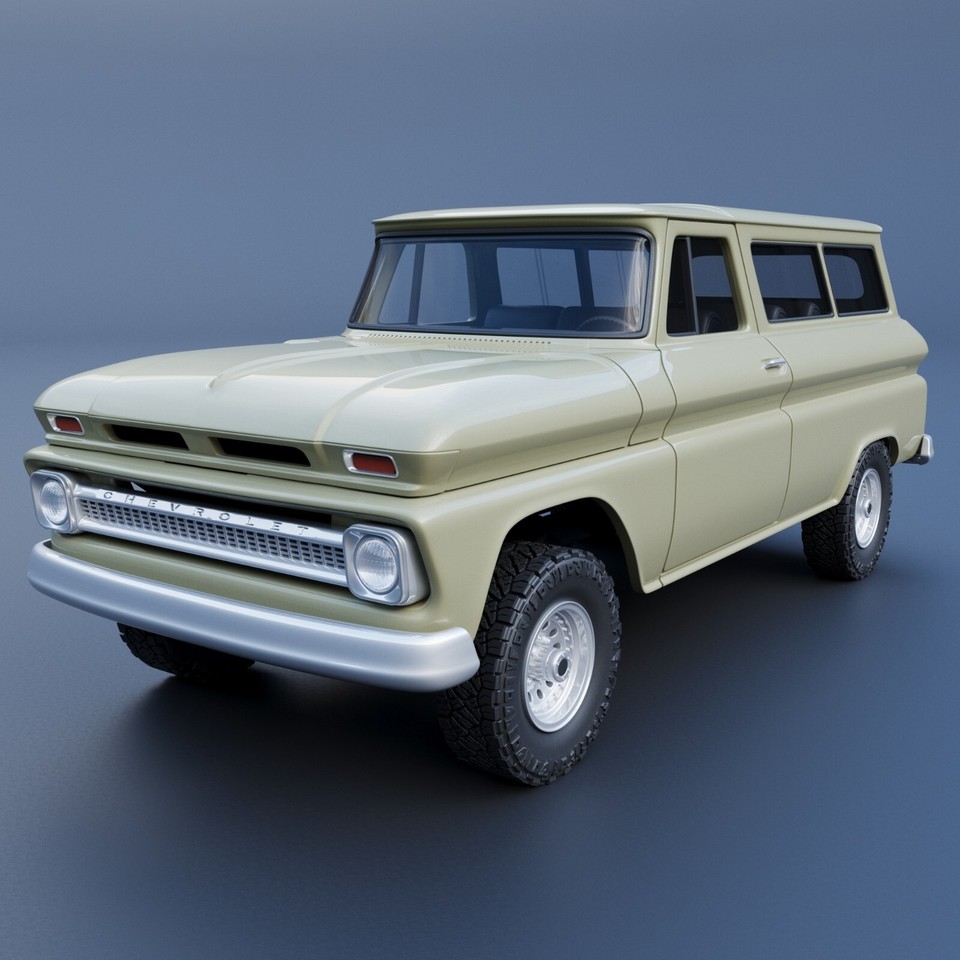 1965 Chevrolet Suburban Model Kit - 1/24 - 3D Printed | eBay
