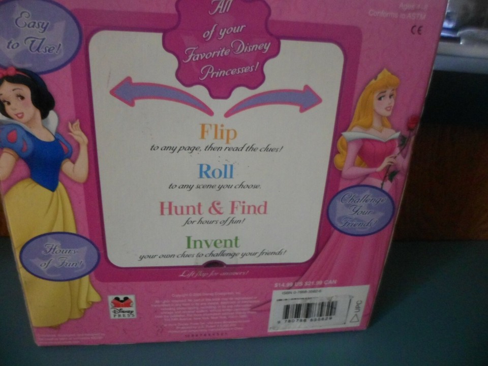 Disney Learning Roll A Rama Disney princess a fun filled scavenger hunt ...