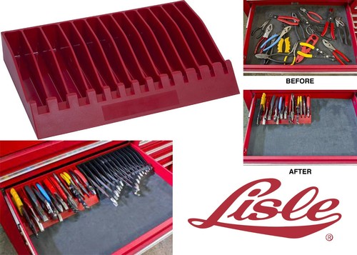 Lisle 40490 Red Pliers Wrench Tool Storage Organizer Rack New Free ...