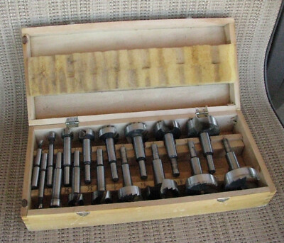 Forstner Drill Bit Set, 16 PC, 1/4 - 2 1/8, Harbor Frieght ...