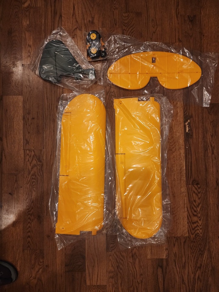 4ch Blitz RC Works Yellow Giant J3Cub RC Trainer Airplane Parts | eBay