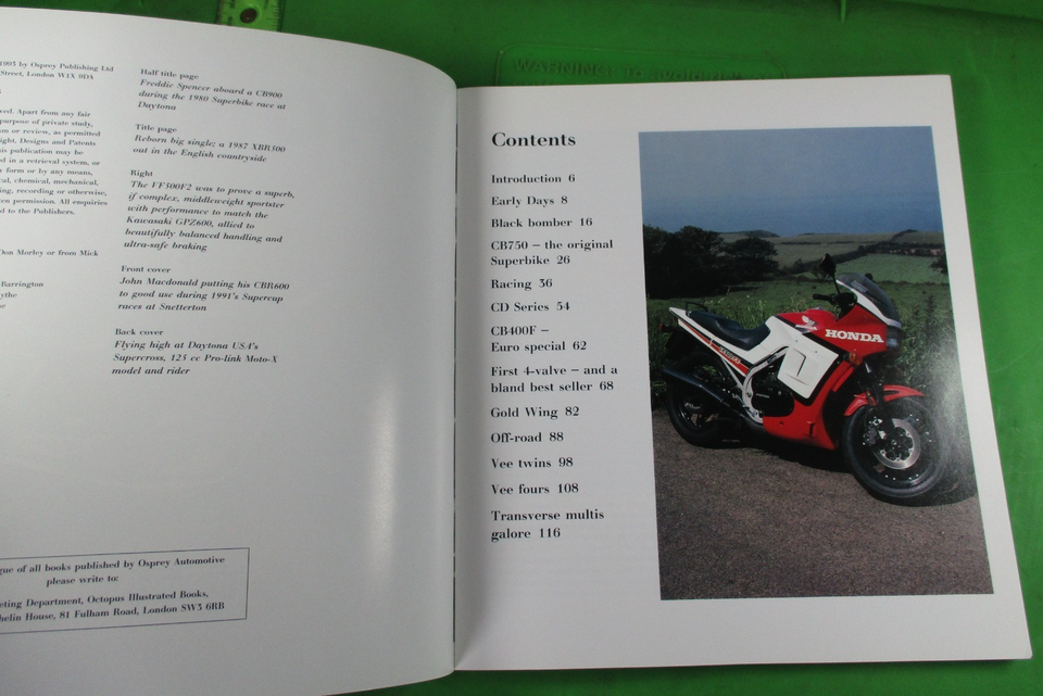 Livres De Motos Classiques Honda Par Mick Walker B3823 🔥1993 🔥128 Pages ...