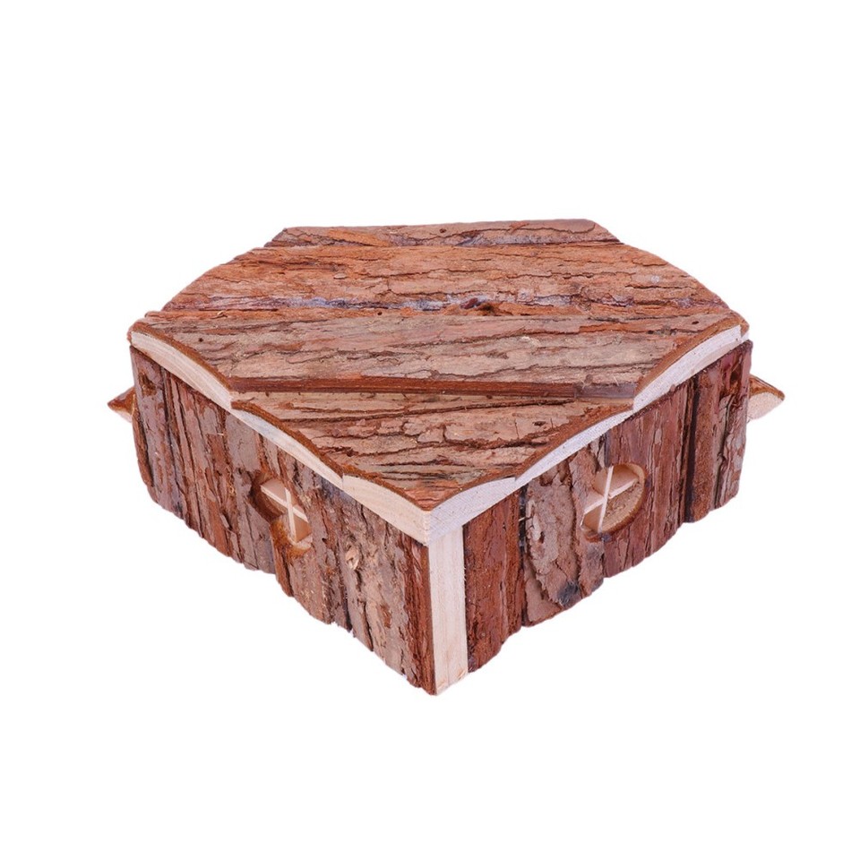 Pet Wooden Hut Hamster Play House Nest Funny House Playing Cottage Toy ...
