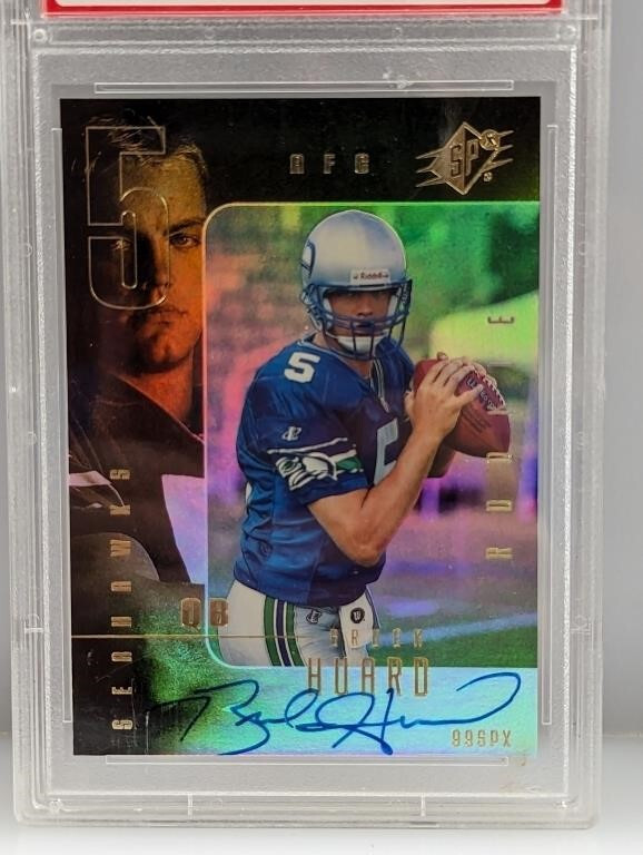 1999 Upper Deck SPx Rookie Brock Huard Auto SP #1135/1999 Seattle ...