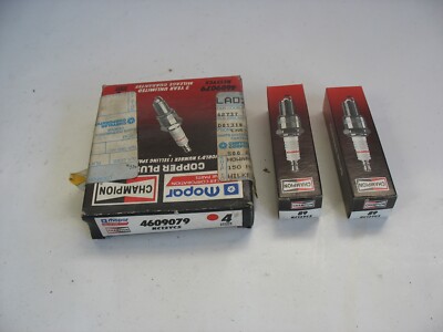 New NOS Mopar Champion Spark Plugs 4609079 RC12YC5 Qty.2 | eBay