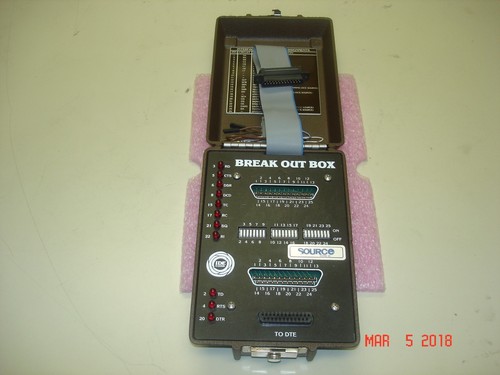 MCT-1 BREAK OUT BOX BY IDE CORP W/ A FEW LEADS AND DB25 CABLE | eBay