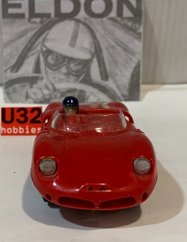 Slot Car Eldon 3841 Ferrari Testa Rosa #8 Red | eBay