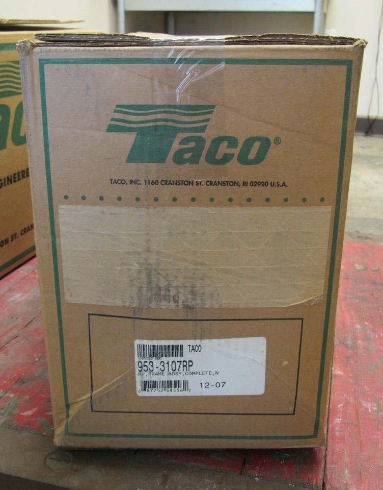 New Taco 953-3107RP FI Series Base Mounted End Suction Pump Complete ...