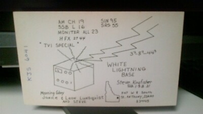 CB radio QSL postcard Lundquist family 1970s St. Anthony Idaho | eBay