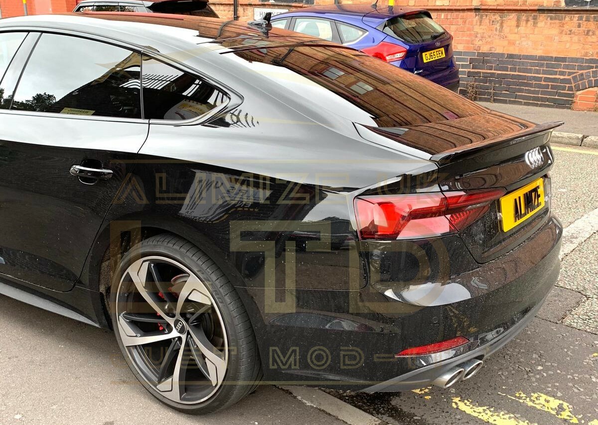 For Audi A5 F5A RS5 S5 S Line Edition Gloss Black Boot Trunk Rear ...