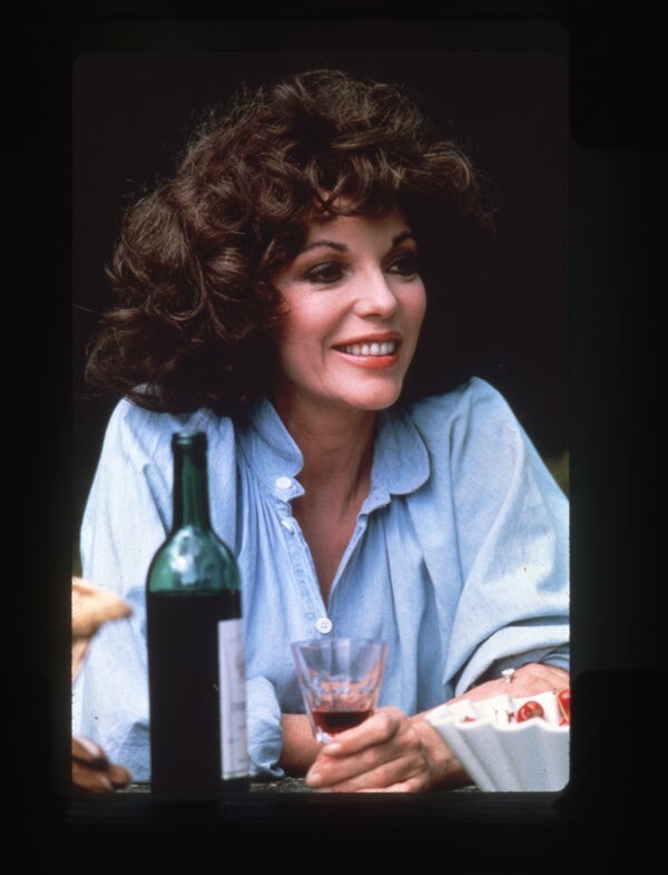 Joan Collins Sins 1986 Vintage Smiling Portrait Original 35mm ...