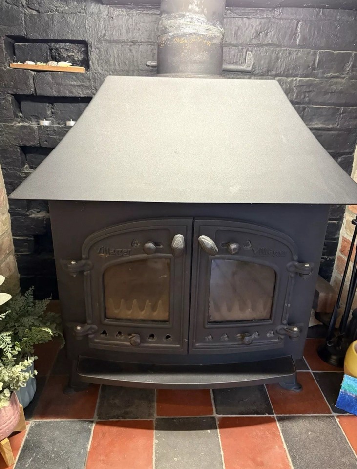 Villager A Large Wood-Burning Stove | eBay UK