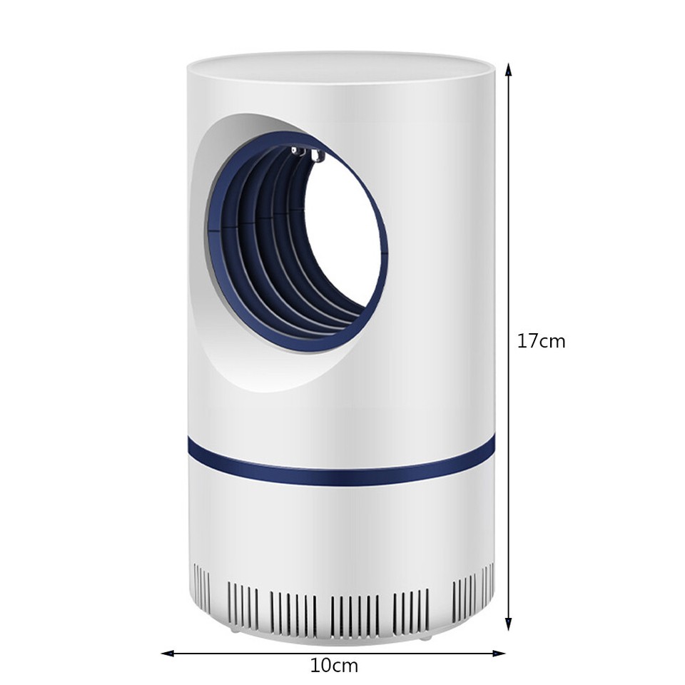 LED Electric Mosquito Killer Lamp USB Fly Bug Zapper Catcher Mute Light ...