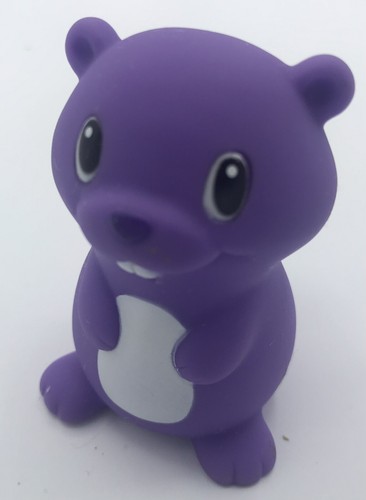 2010 Munchkin Purple Beaver Plastic / Rubber Bath Toy Kids 2 3/4 ...