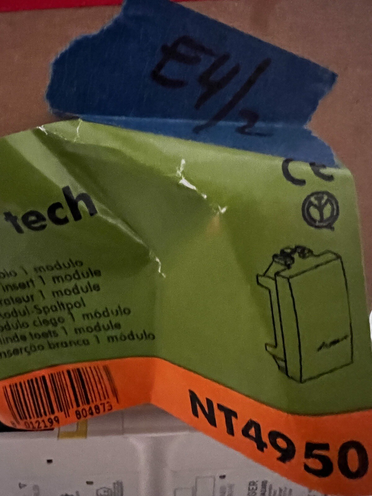 Bticino livinglight Tech nt4950 False Button Polo | eBay