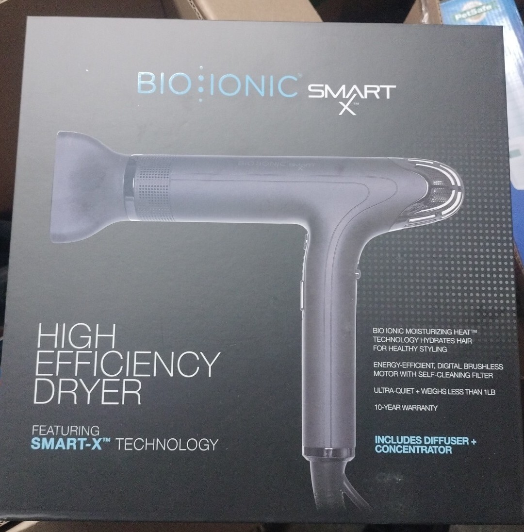 Bio Ionic SMART-X 1600W High Efficiency Dryer - Black for sale online | eBay