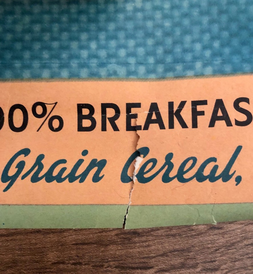 Vintage 1940s Maltex Cereal "We Eat 100% Breakfast Every Morning ...