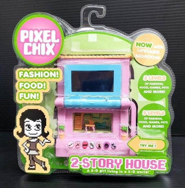 Mattel Pixel Chix 2 Story House 2006 Interactive Electronic Toy for ...