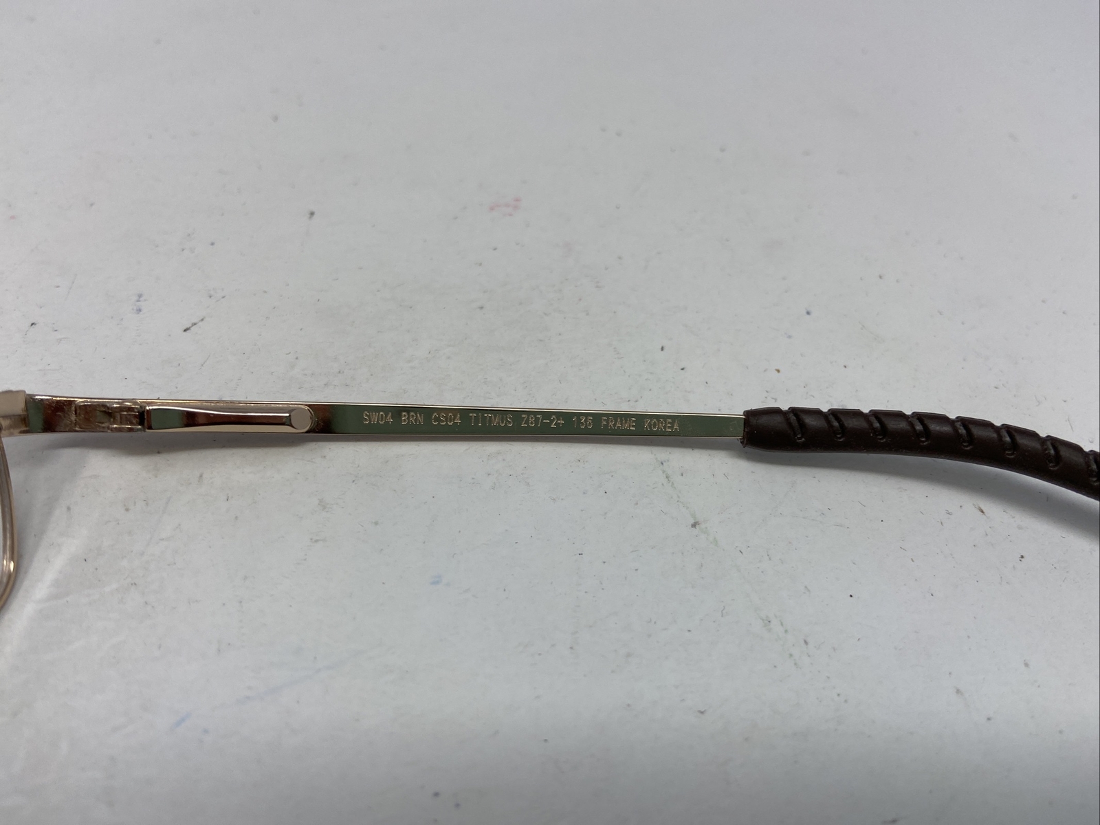 UVEX SW04 BRN 53-20-135 Brown Matte Metal Full Rim Eyeglasses Frame ...