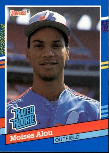 1991 Donruss #38 Moises Alou Rookie Card Expos | eBay
